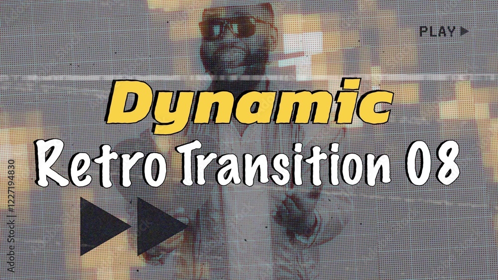 Dynamic Retro Transition 08 Stock Template | Adobe Stock