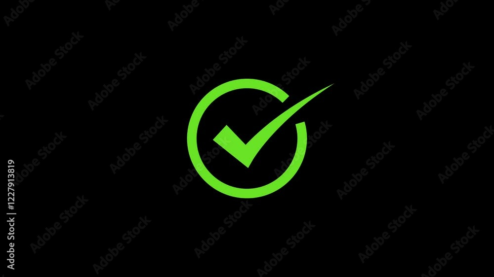 Check Mark, Check mark Animated Symbol Sign. Verified check mark icon ...