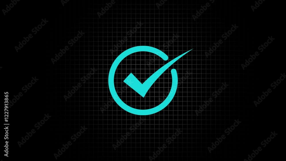 Check Mark, Check mark Animated Symbol Sign. Verified check mark icon ...
