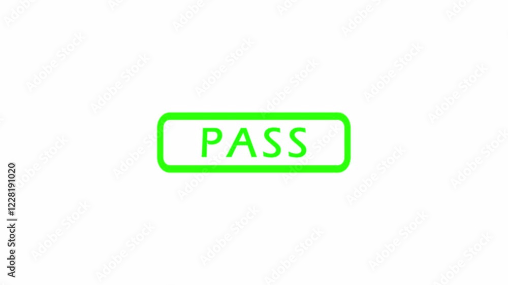 Pass Rubber Stamp, Pass Stamp, Imprint, Seal Template, Pass stamp ...