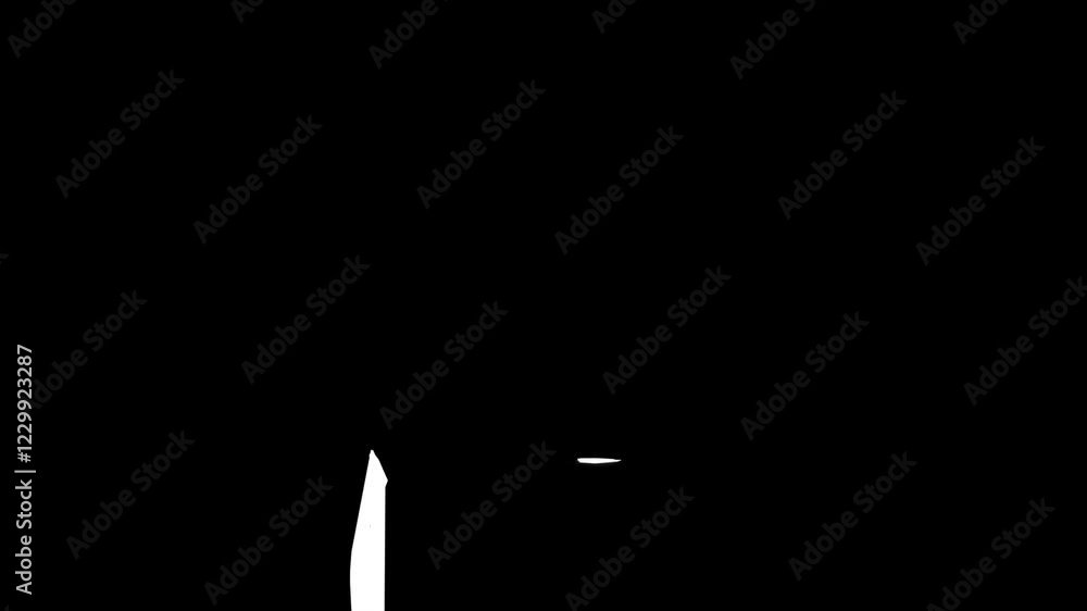 Exploding Ice Letter U – 3D Cracked Frozen Alphabet Animation. 3D ...