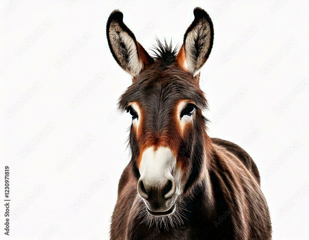 Poster donkey in front of a white background – Wall Art | UkPosters