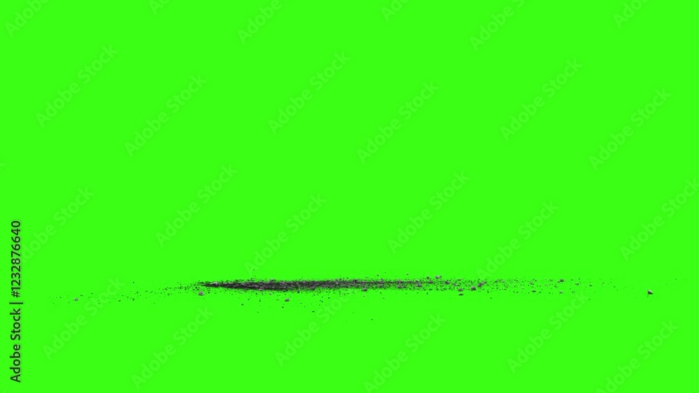 Green screen falling debris falling explosion falling green screen ...