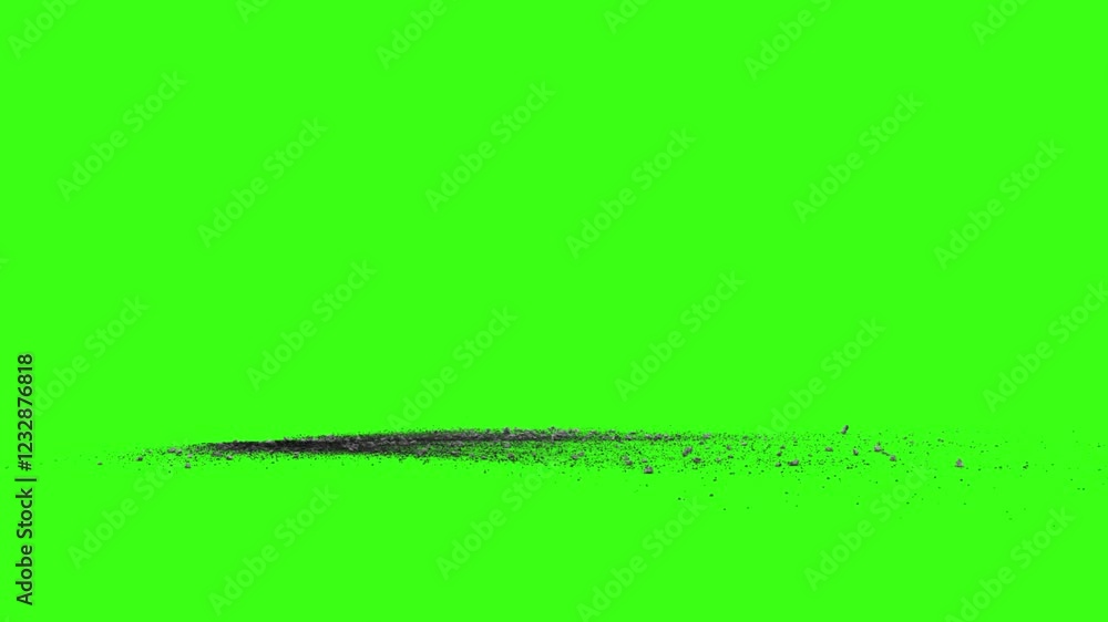 Green screen falling debris falling explosion falling green screen ...