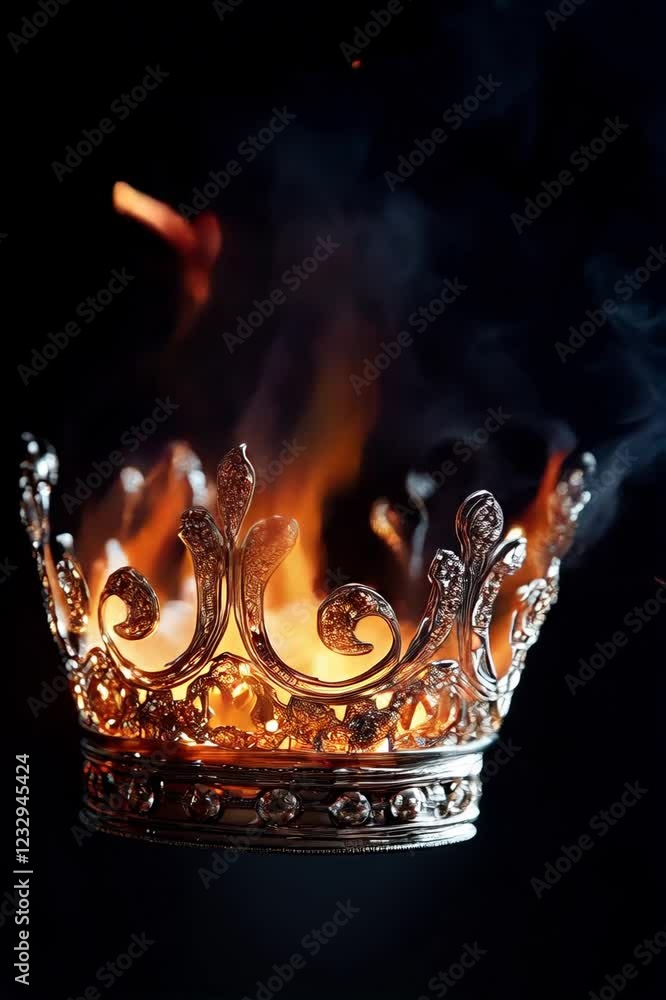 Blazing royal crown. The rise and fall of a medieval kingdom. Medieval ...