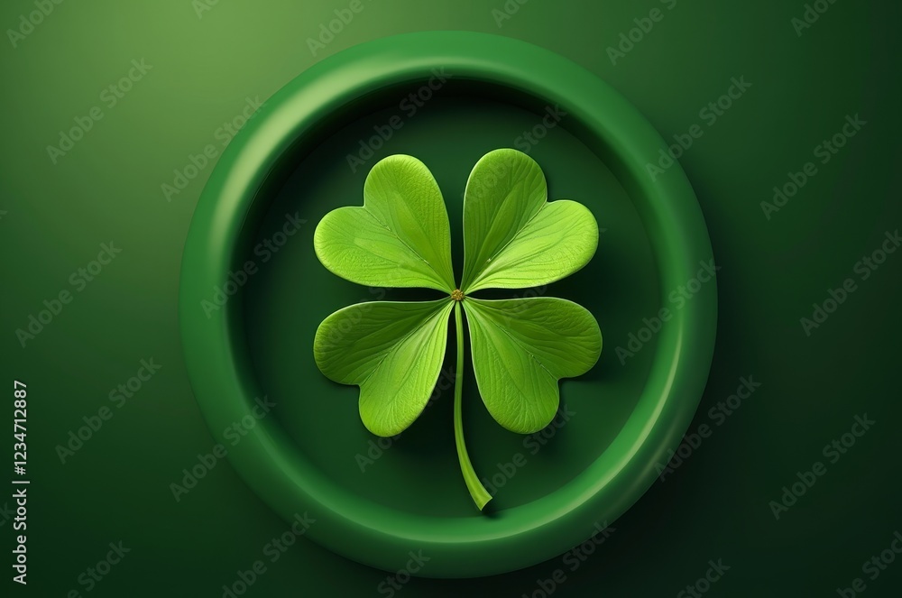 Poster A four-leaf clover is a rare variation of the common three-leaf ...