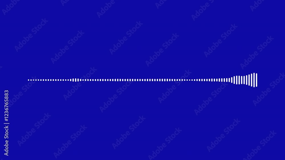 Sound Wave Animated. Audio Waveform Spectrum Animation. Audio ...