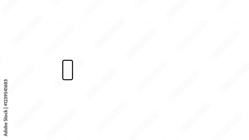 Loading Bar Animation with Rectangles and Percentages. 4k animation ...