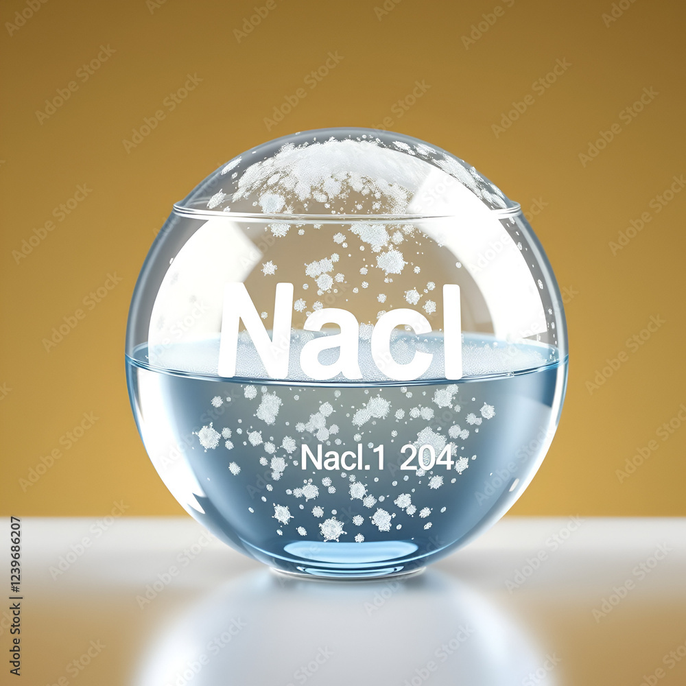 Photo & Art Print Create an image of a salt molecule (nacl ...