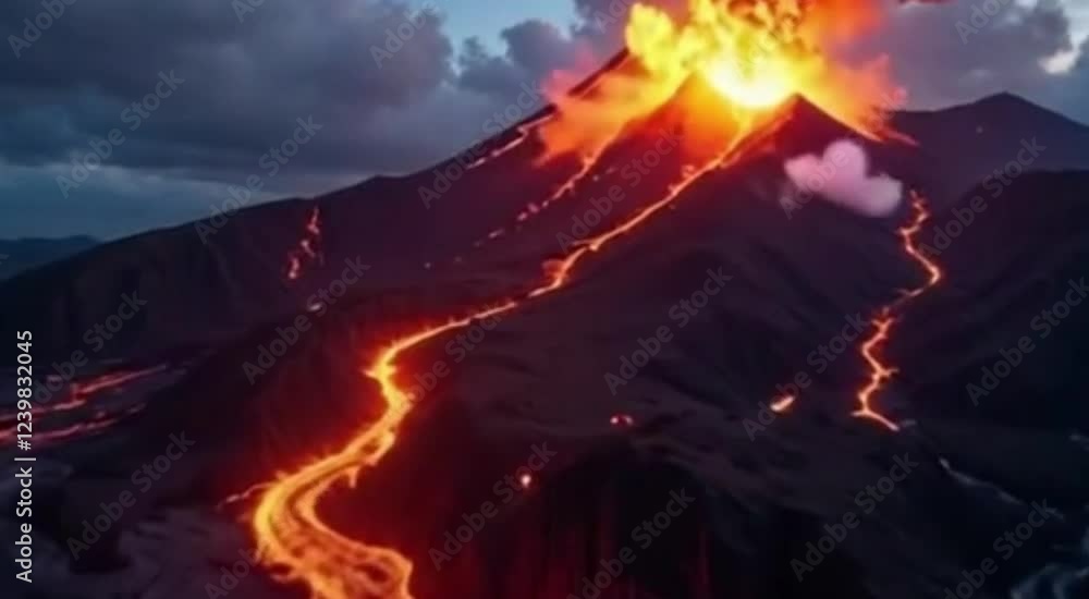 Stockvideon Tyrannosaurus rex, T. rex, prehistoric jungle, late ...