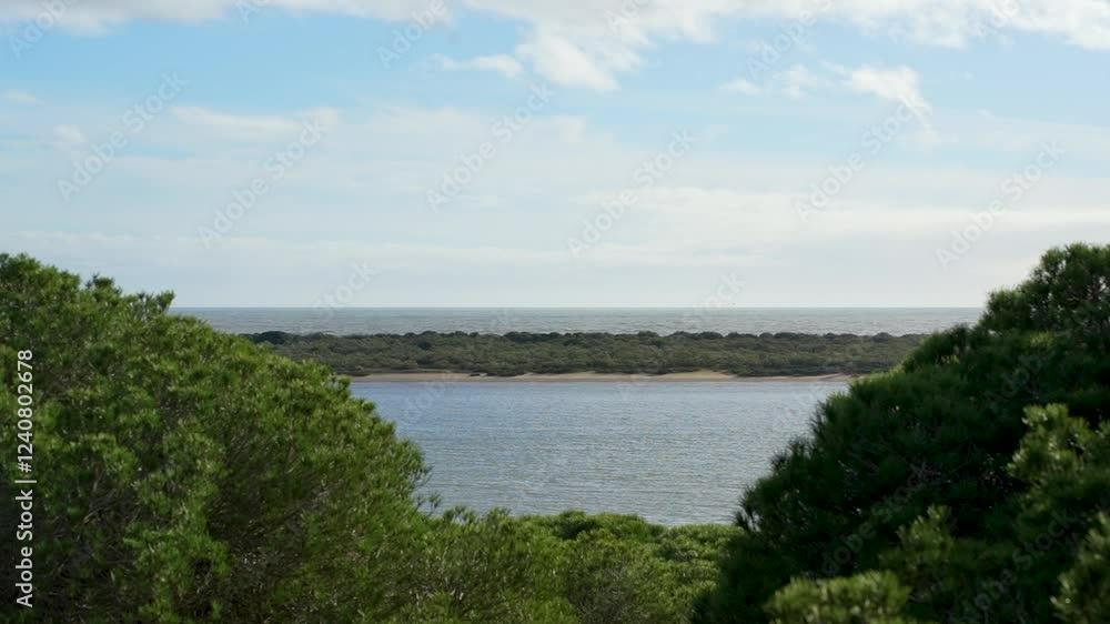 Flecha de El Rompido (Huelva). paradisiacal beach, protected natural ...