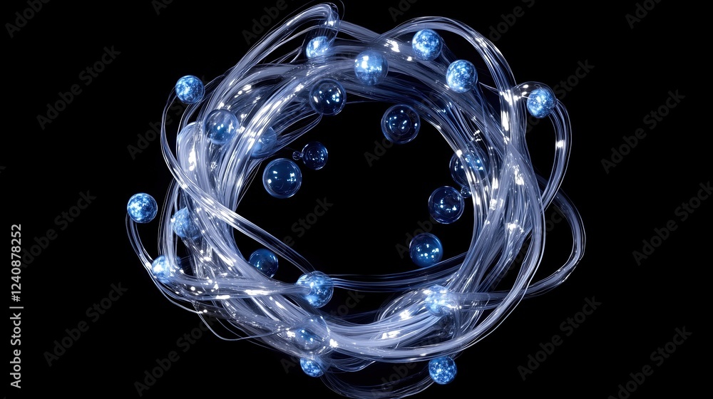 Снимка Atomic-scale visualization of lithium-6 deuteride fusion process ...