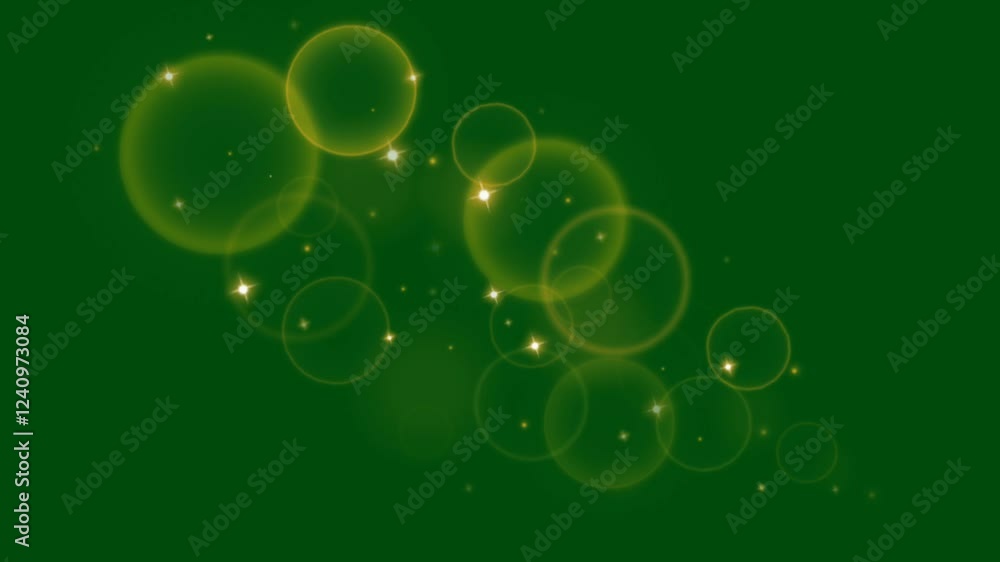 Gold Sparkle Effects for Green Screen, Easy editable green screen video ...