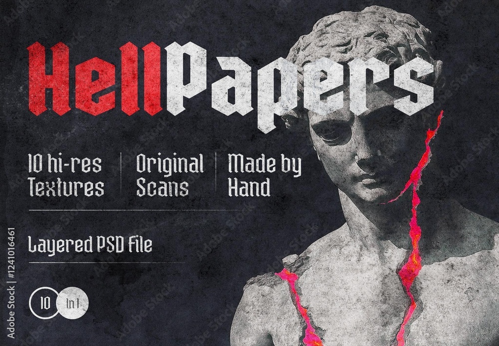 Grunge Paper Textures Pack Stock Template | Adobe Stock