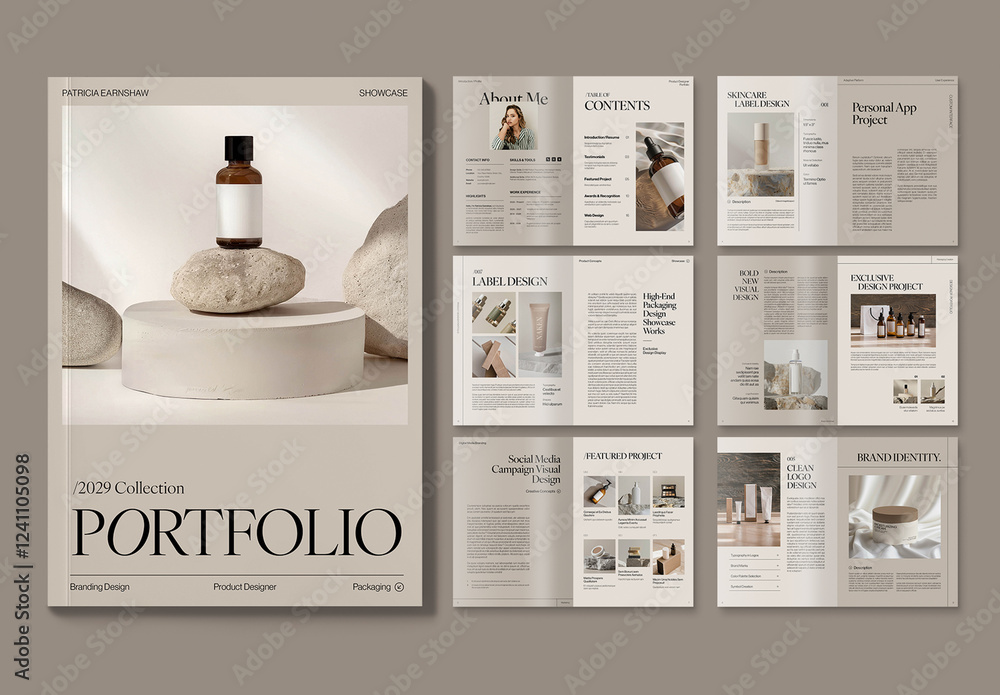 Portfolio Template Stock Template | Adobe Stock