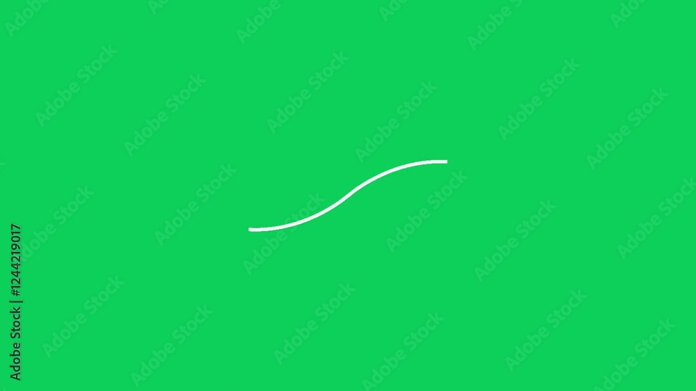 radio Wave Diffusion Animation, Circle Looping Animation on green ...