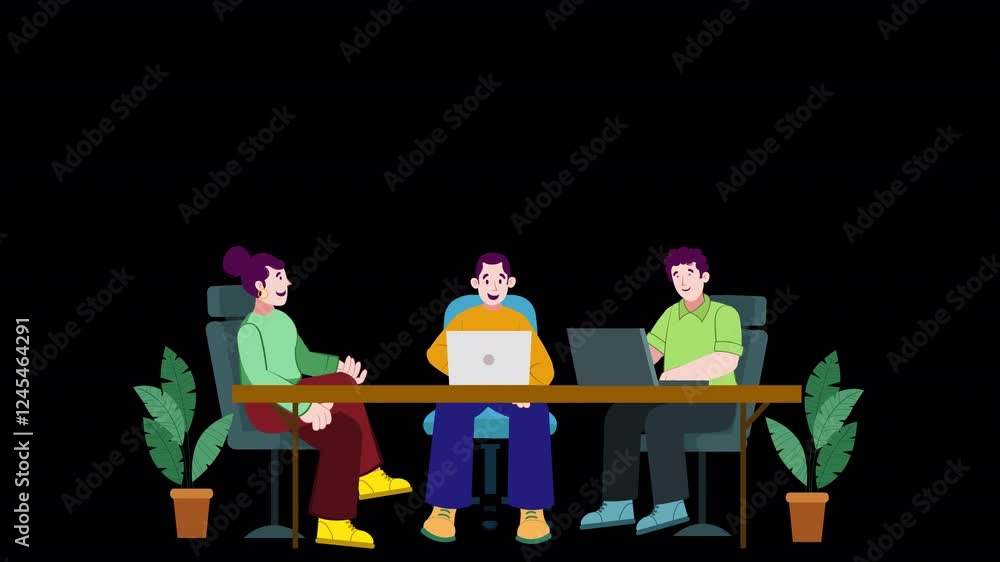 Simplify business strategy visuals with flat design animations ...