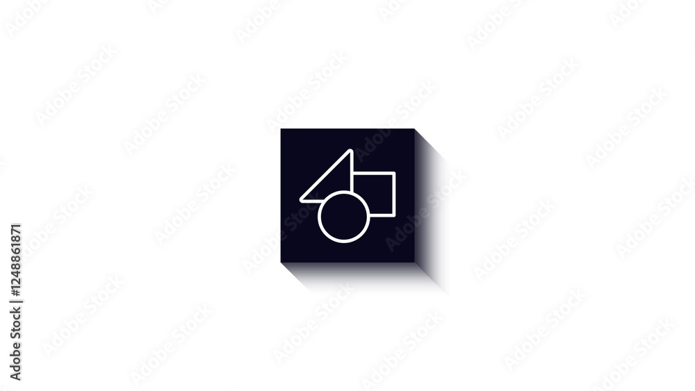 Logo Animation with Shadow Box Design Stock Template | Adobe Stock