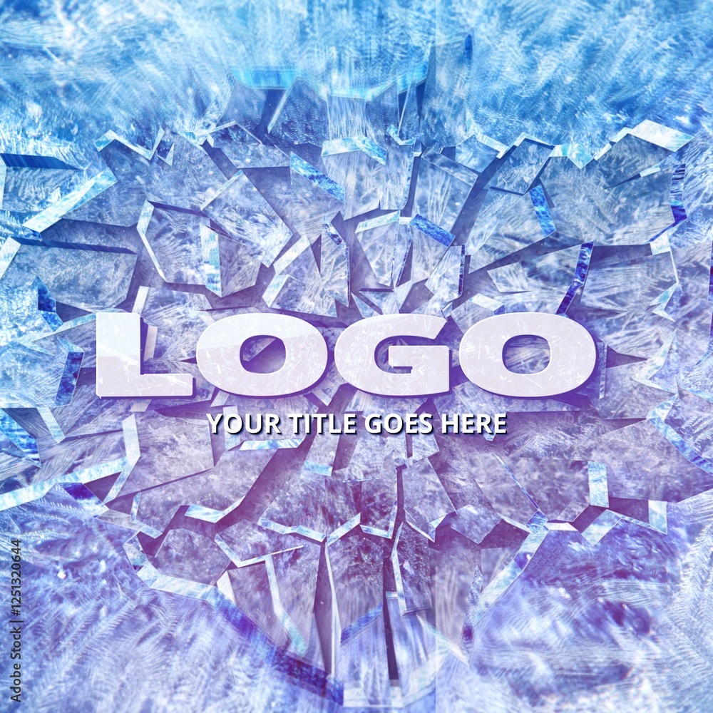 Breaking Ice Logo Opener Square Opener for Social Media Stock Template ...