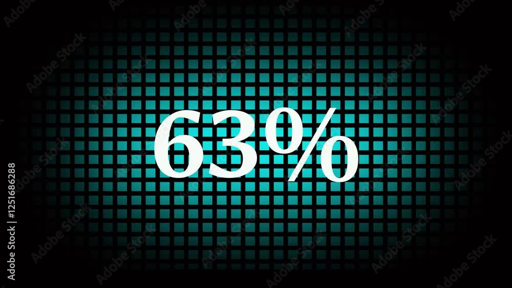 Number counter with percentage animation, Counting Numbers from 0 to ...