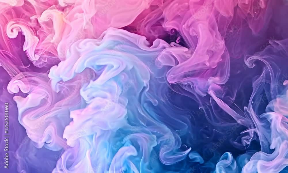 Colorful smoke swirls create an ethereal visual display in mesmerizing ...