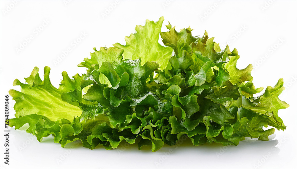 Photo & Art Print inexperienced algae sea lettuce ulva lactuca isolated ...