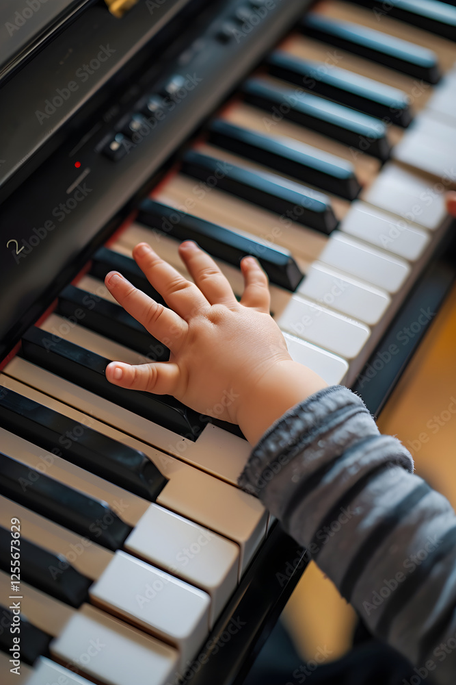 Poster Innovative QWERTY Keyboard Styled Piano Lessons - A Modern ...