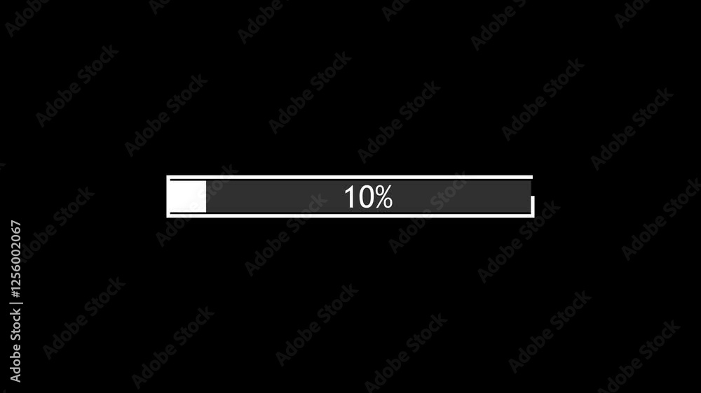 Loading progress bar. Loading Animation Icon on transparent background ...