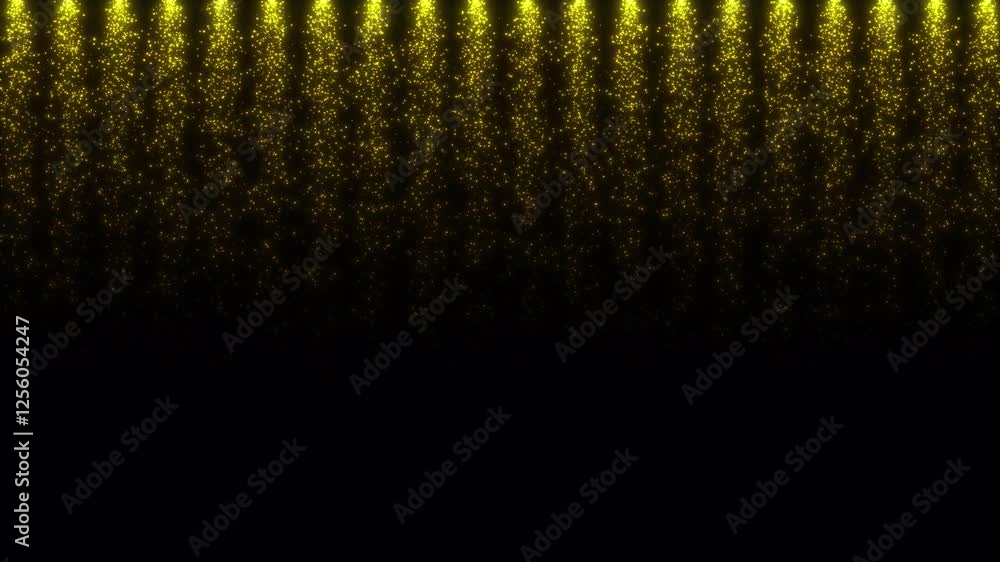 Falling Particles Animation on Transparent Background. Realistic Dust ...