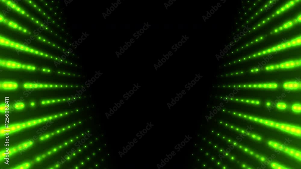Retro green neon dotted futuristic abstract hi-tech background ...