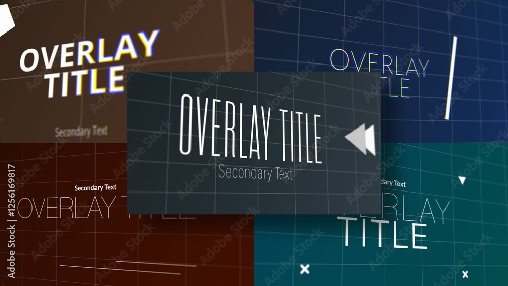 3D Minimalist Title Animation | 3D Motion Titles with Control Panels ...