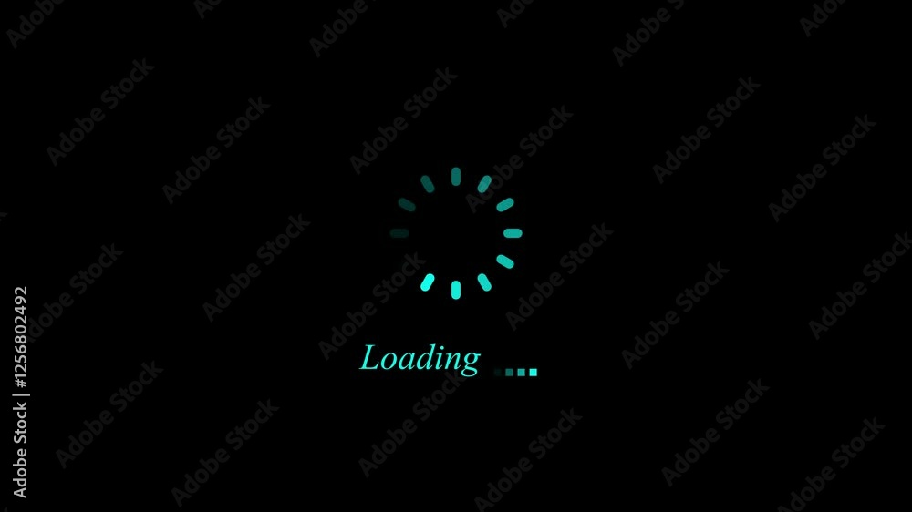 simple dot circle loading animation concept ,simple load for waiting ...