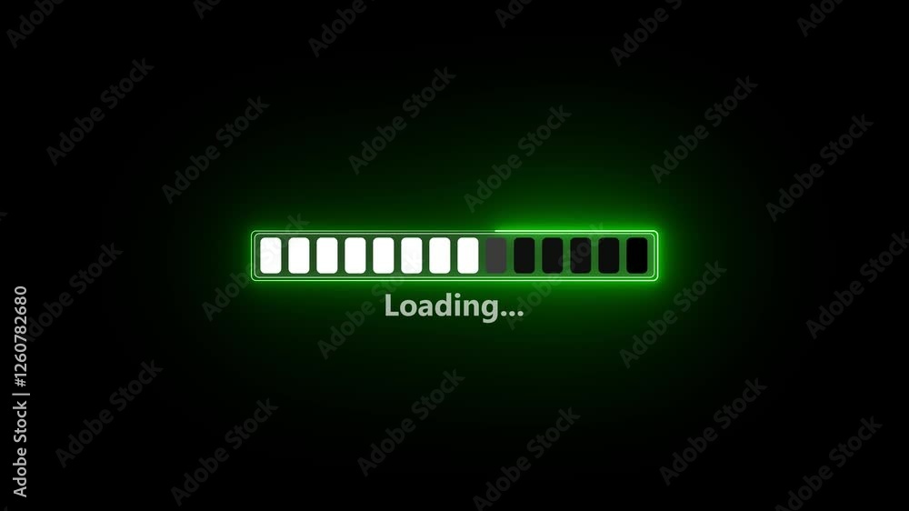 Simple new loading bar animation. data transfer loading bar on the ...