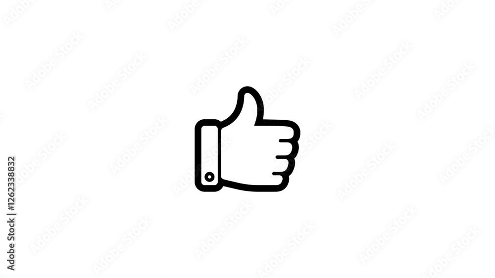 A Like button animation. Like button, thumbs up icon, Like icon ...