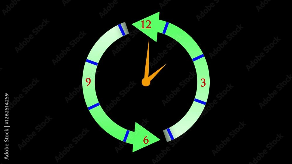 circular pending loading. Time run stopwatch icon. Clock timer with ...