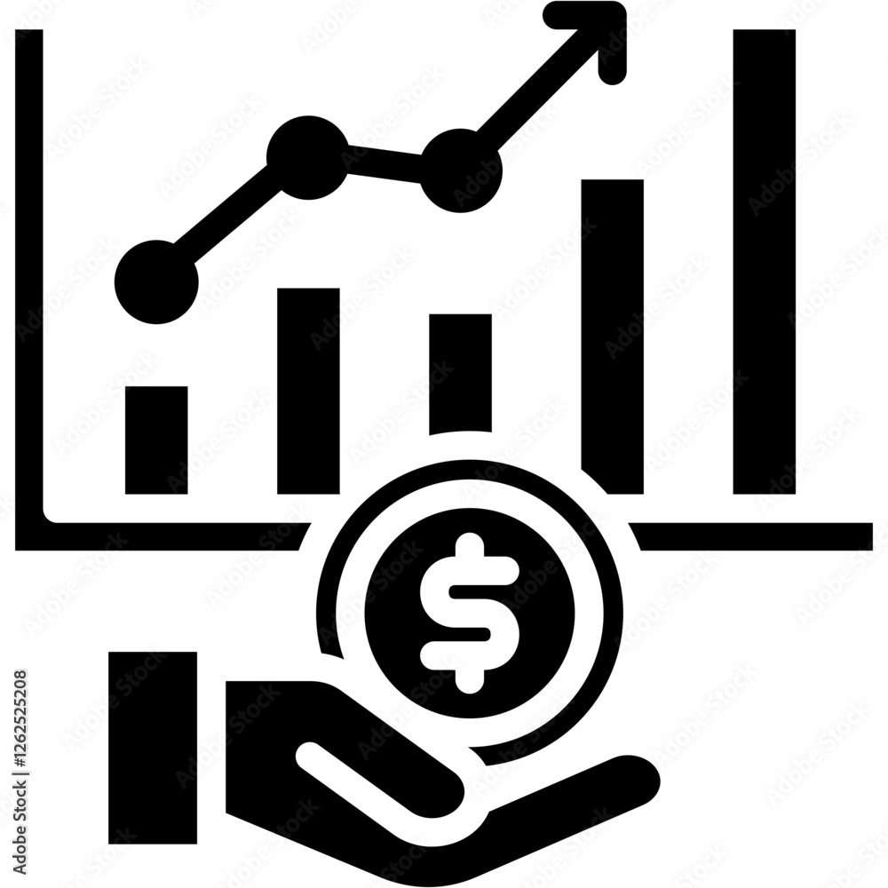 Poster Stock Market icon – Wall Art | UkPosters