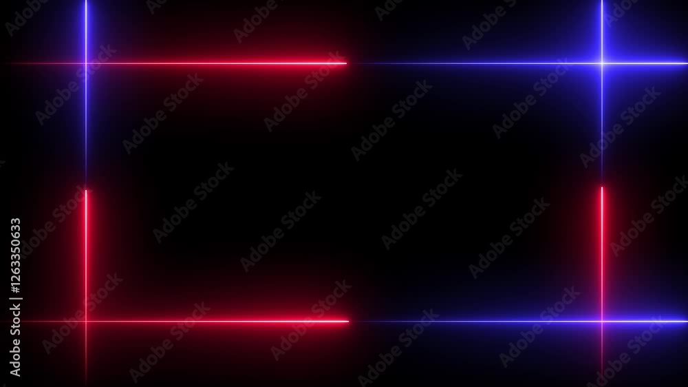 Rectangular Fire effect Animation. Fire Flame Gradually Appearing in A ...