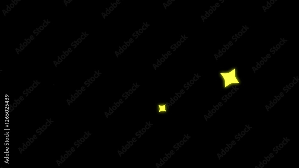 Sparkling twinkle stars golden shine animation white cartoon sparkles ...
