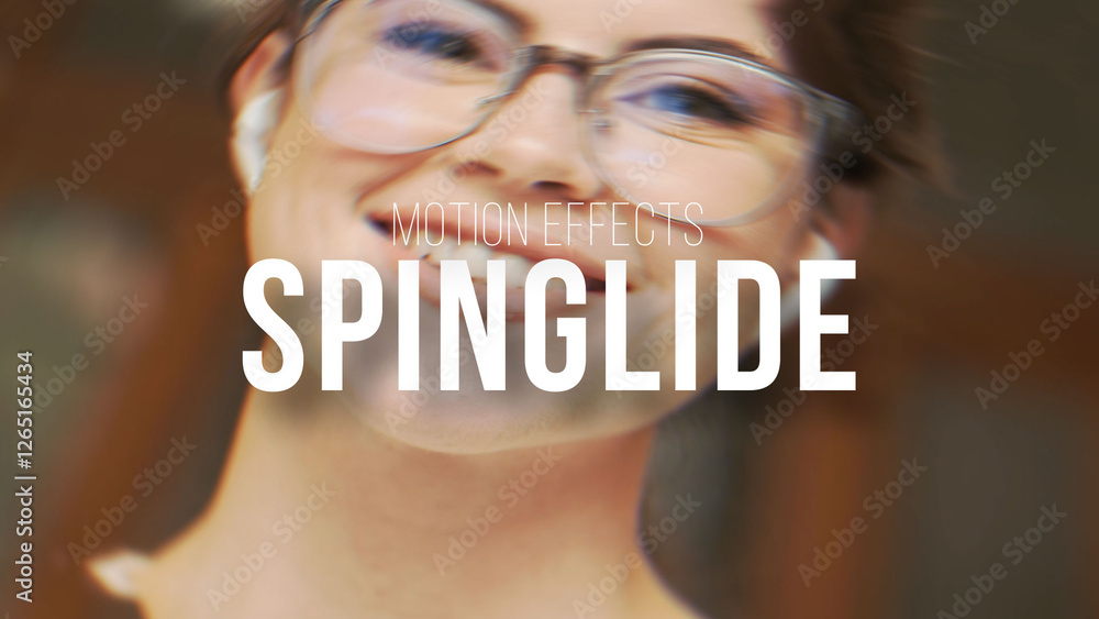 Spin Glide Motion Effects | Drag and Drop Style Stock Template | Adobe ...