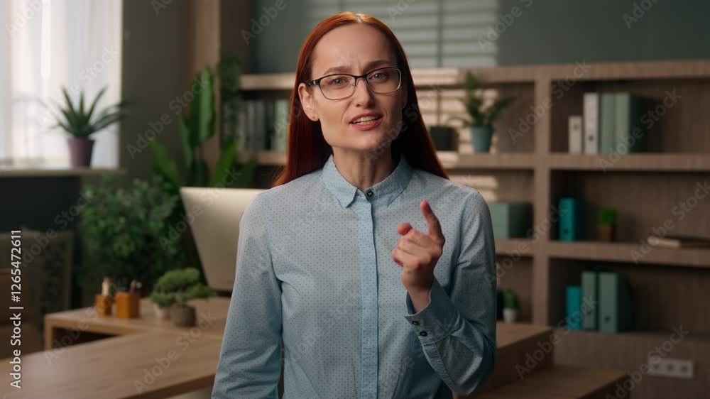 Angry irritated mad furious business woman boss leader teacher at ...