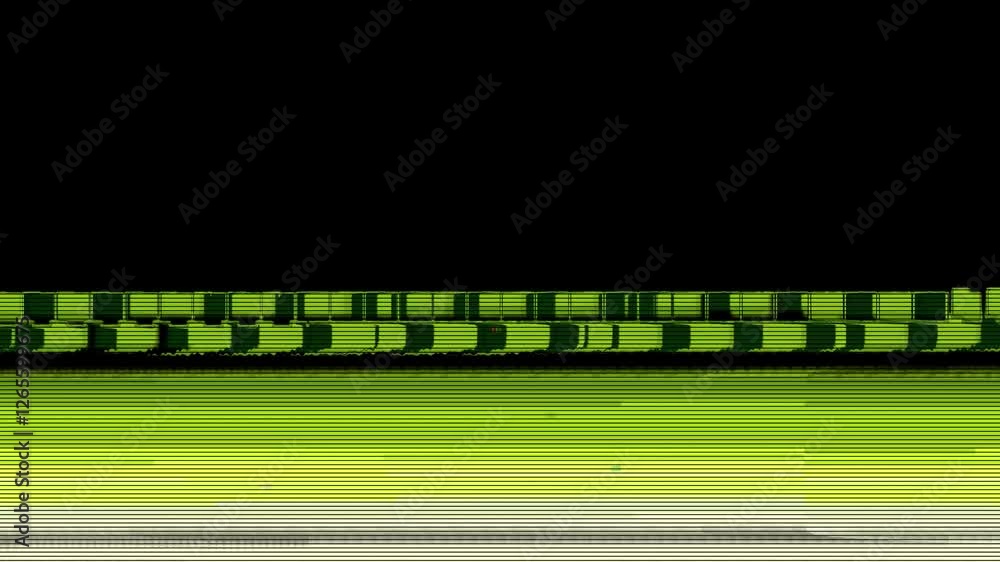 Analog Static Noise texture overlay. Horizontal stripes offset . No ...