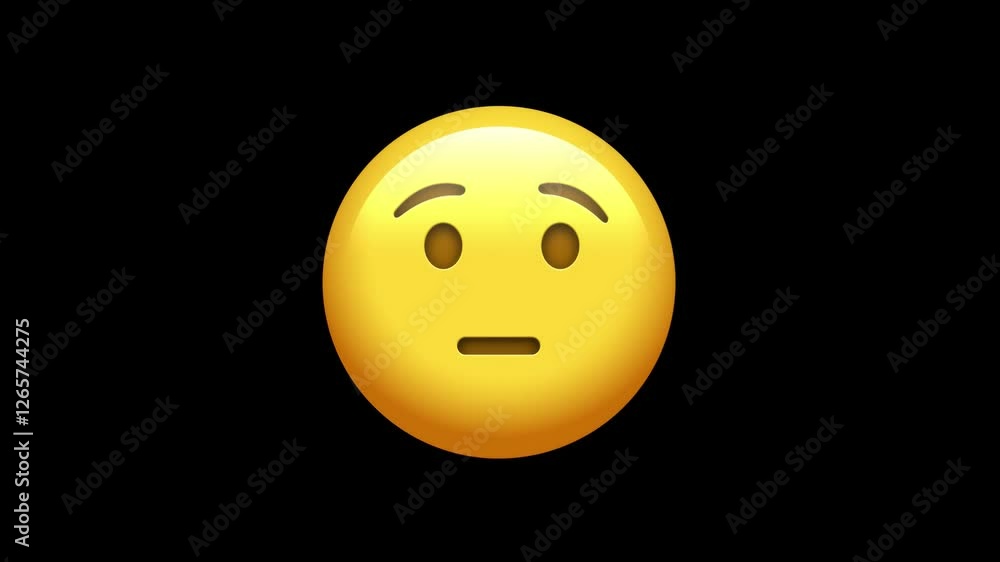 Lying face emoji appears on a transparent background, ideal for use in ...