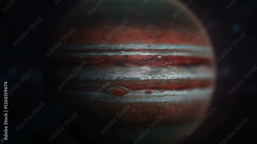 Jupiter - one of the planets of the Solar System seen with a bit of ...