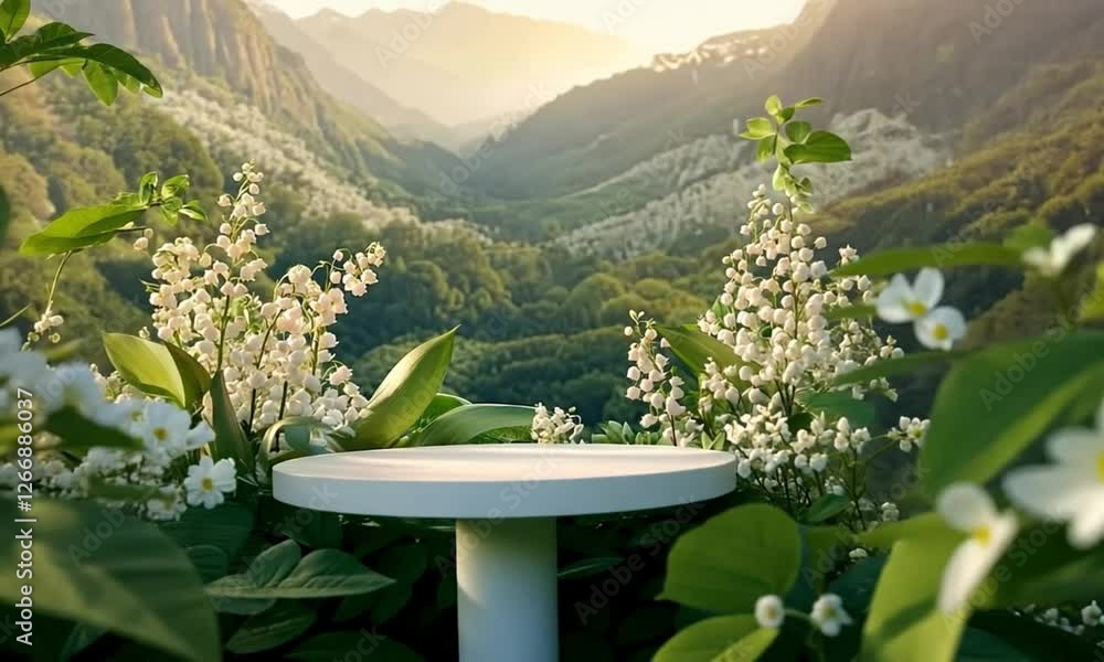 Podium for product display video background. Podium scene video ...