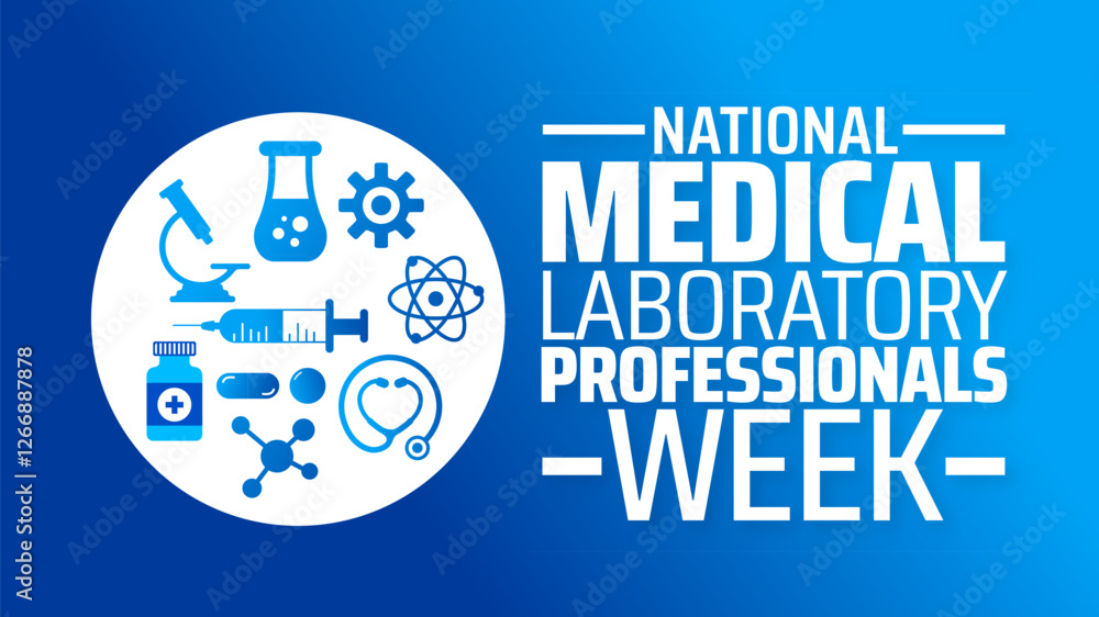 Poster National Medical Laboratory Professionals Week background banner ...