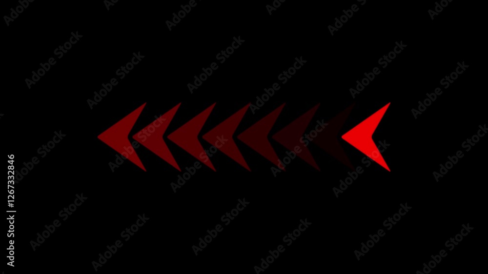 Animated arrows for the overlay video layer.Arrow Loop Animation ...