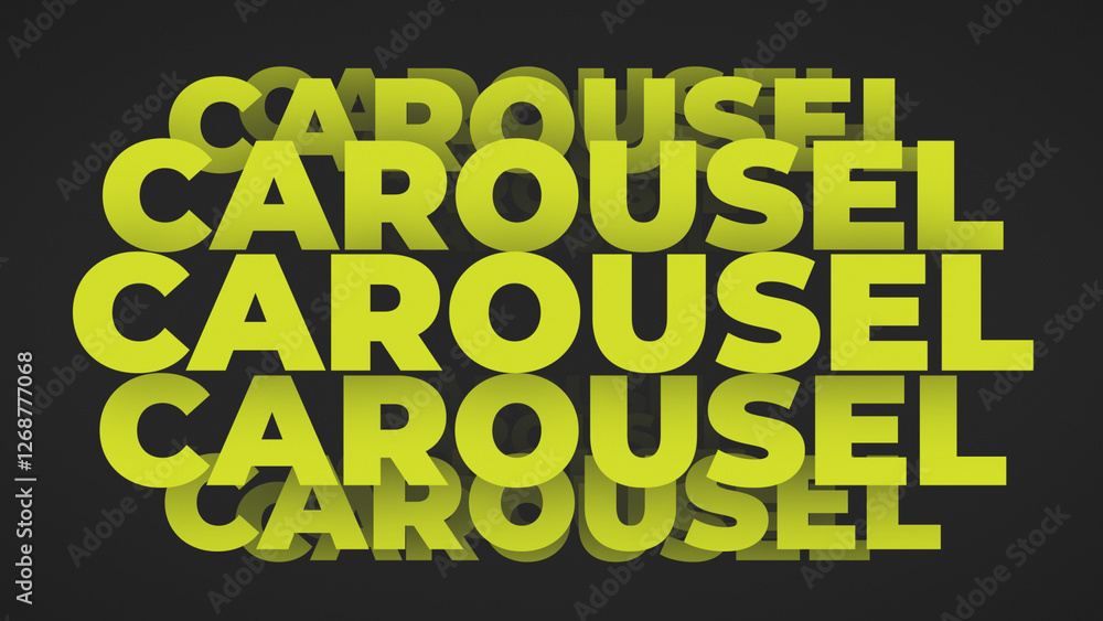 Carousel Text Widget Animation Stock Template | Adobe Stock