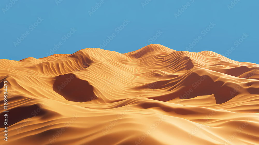 Poster A planet with sentient sand dunes that shift and rearrange ...