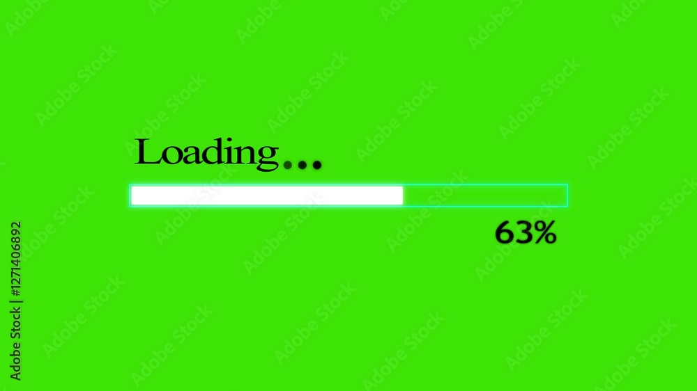 Stockvideon Loading progress bar animation. Animated progress bar from ...