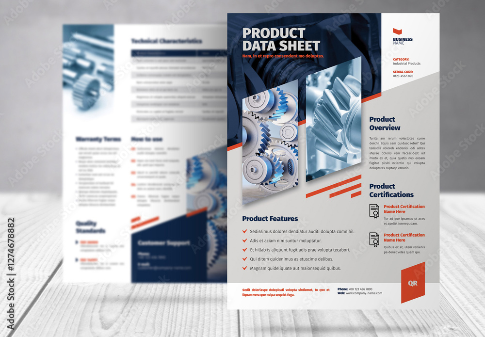 Product Sheet Data Specification Stock Template | Adobe Stock